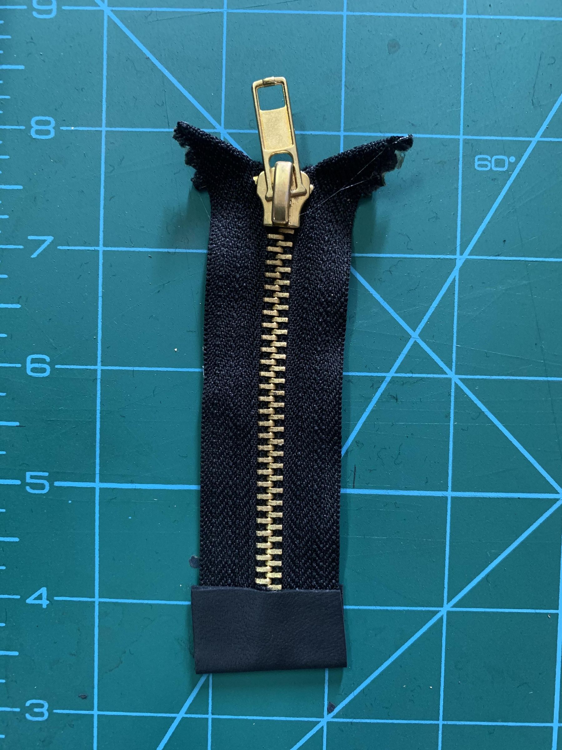 Zippered Leather Card Wallet (with Free Pattern) : 8 Steps (with ...