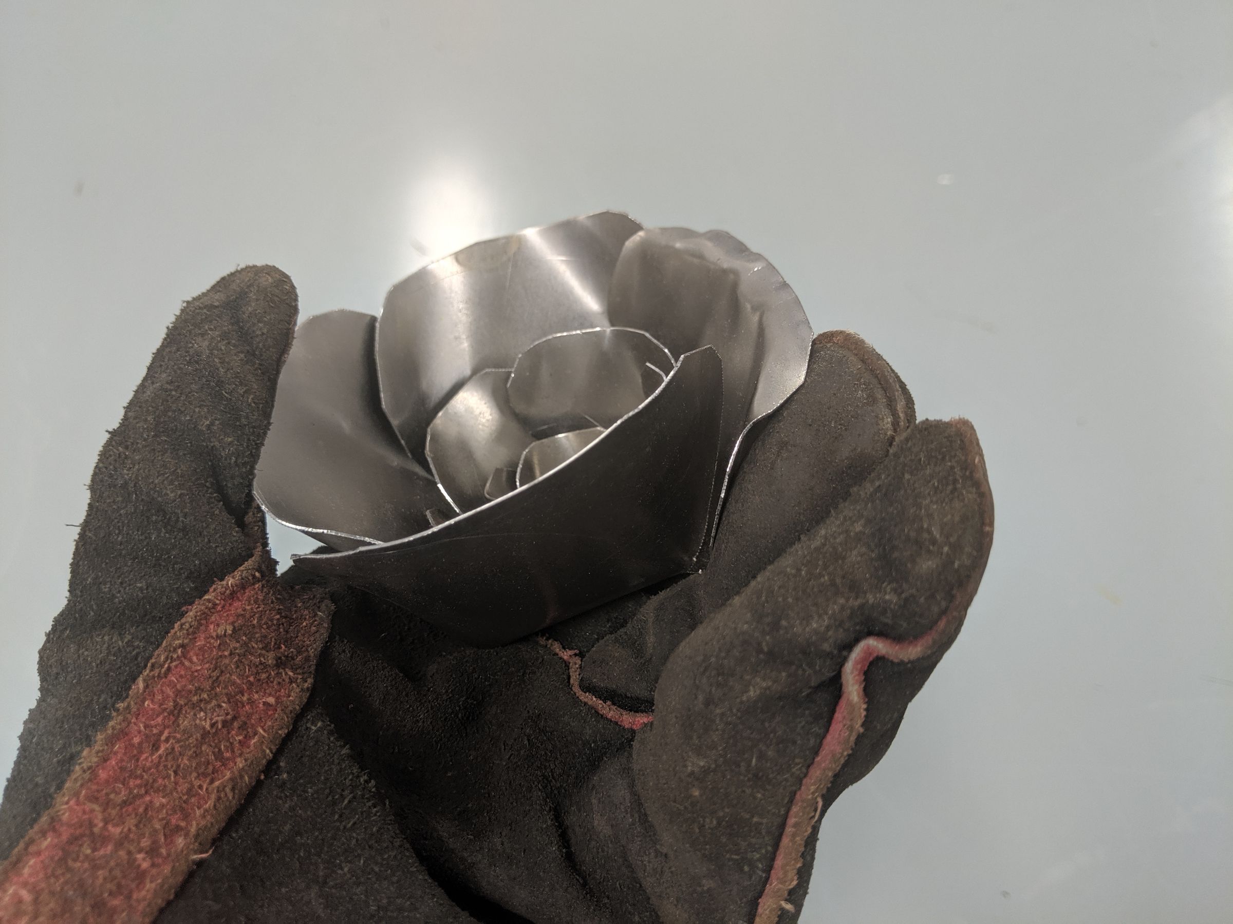 Easy Sheet Metal Flower : 6 Steps (with Pictures) - Instructables