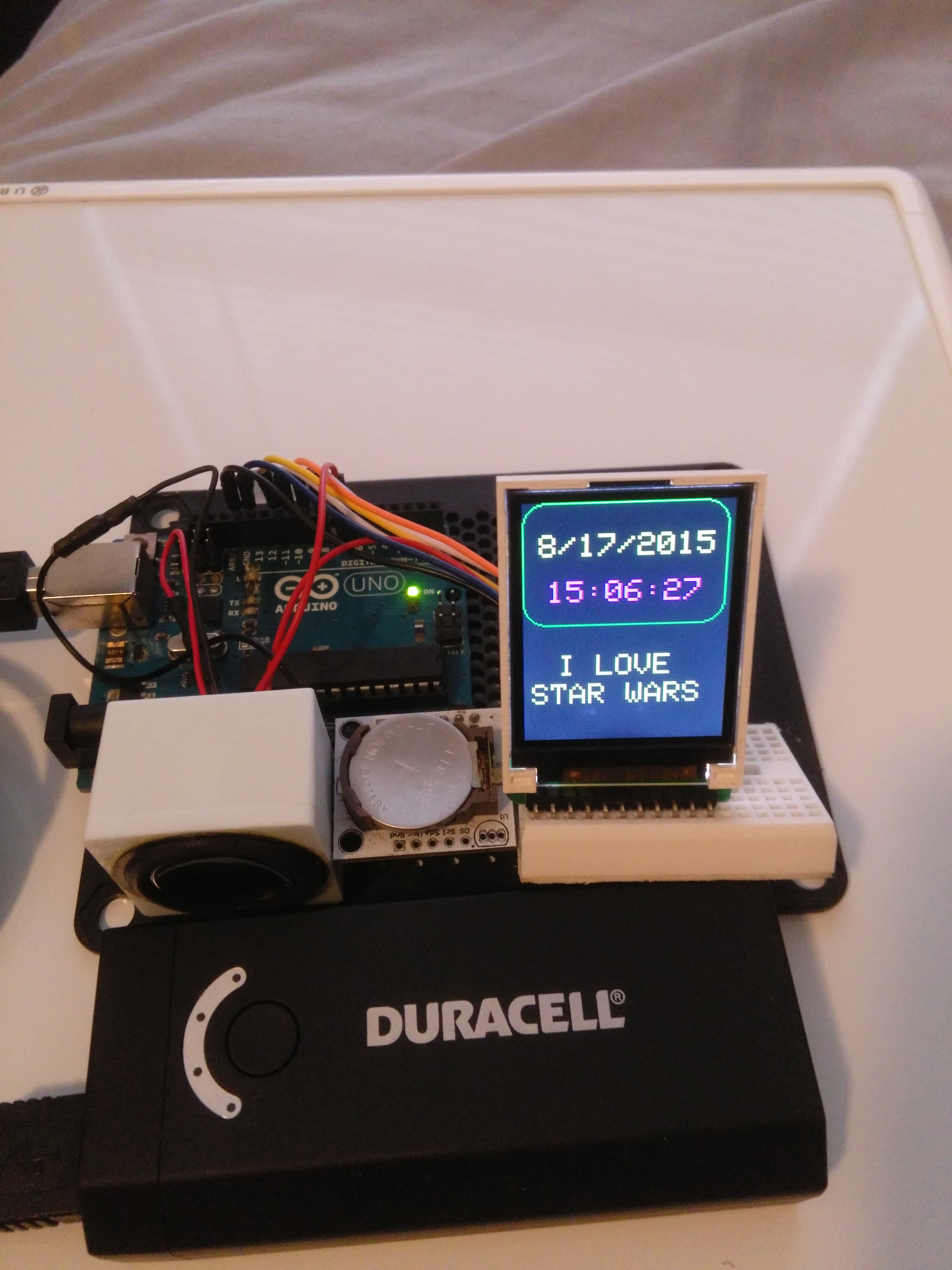 Arduino Color LCD Message Clock : 7 Steps (with Pictures) - Instructables