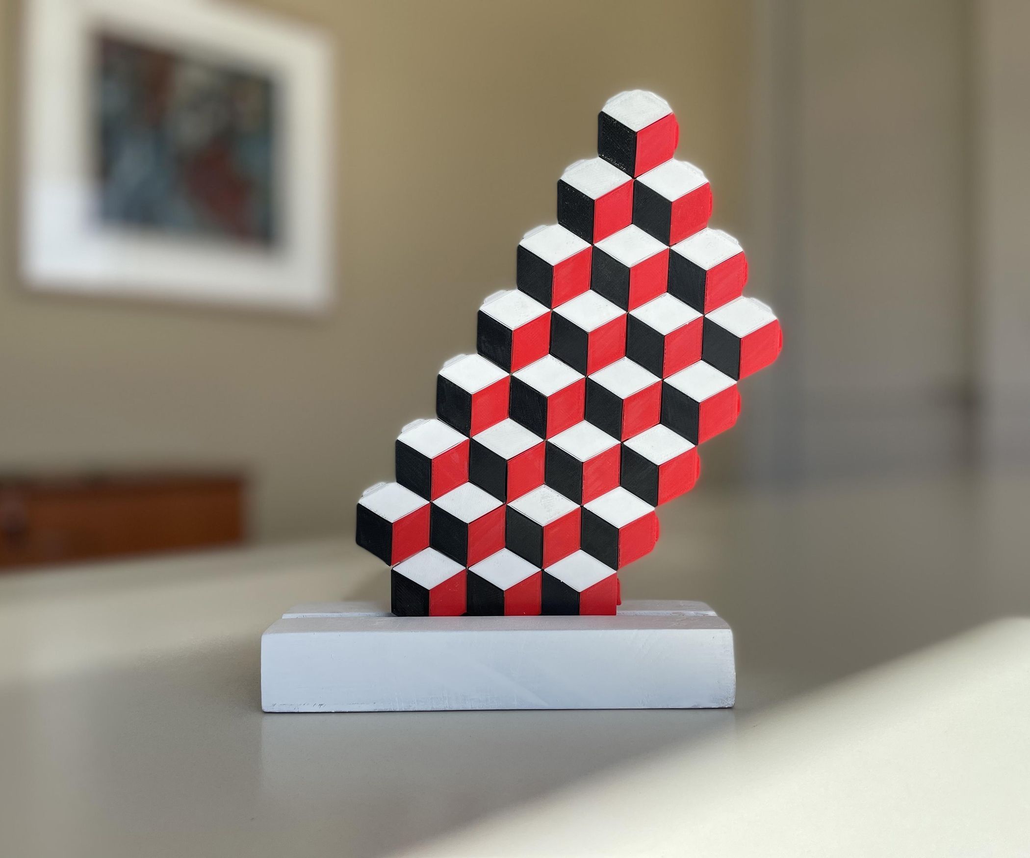 Cubes Illusion Sculpture : 9 Steps (with Pictures) - Instructables