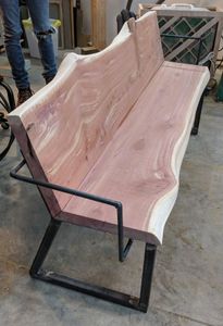 Live Edge Cedar Bench : 17 Steps (with Pictures) - Instructables
