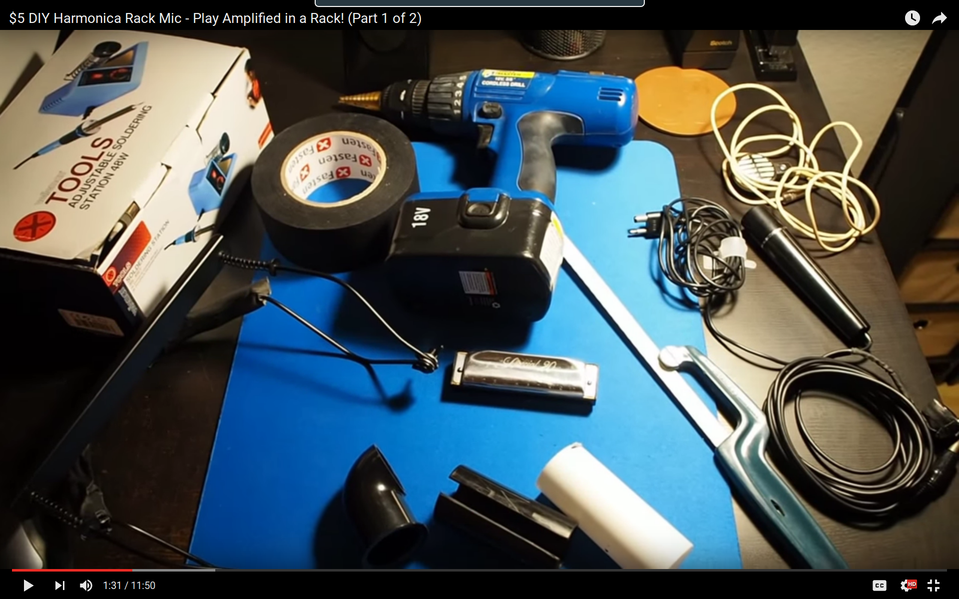 The $5 Harmonica Rack Microphone! : 6 Steps - Instructables