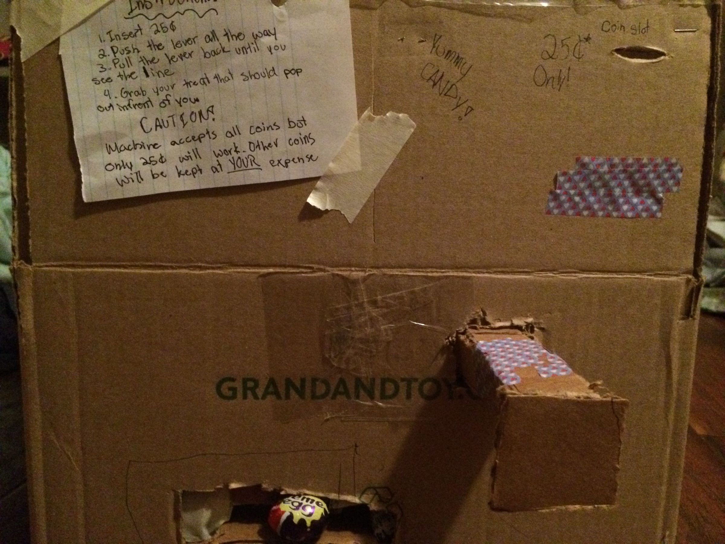 Cardboard Vending Machine : 9 Steps - Instructables