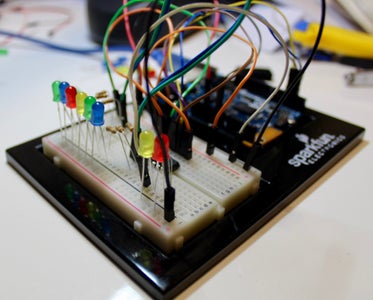 LED Waterfall With a Shift Register and Arduino : 4 Steps (with ...