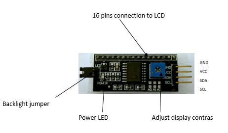 How to Use I2C Serial LCD 20X4 (Yellow Backlight) : 6 Steps (with ...