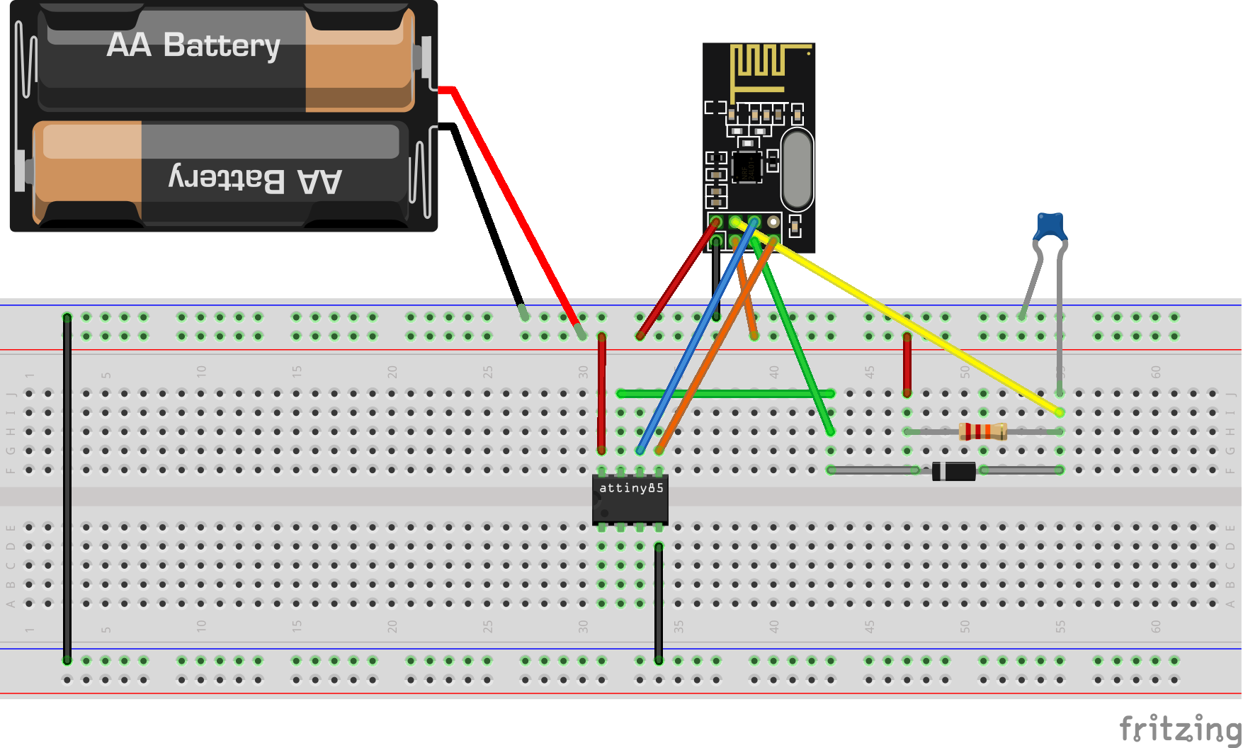 ATTiny85 3 pin config with correct analog reading · Issue #831 · nRF24 ...