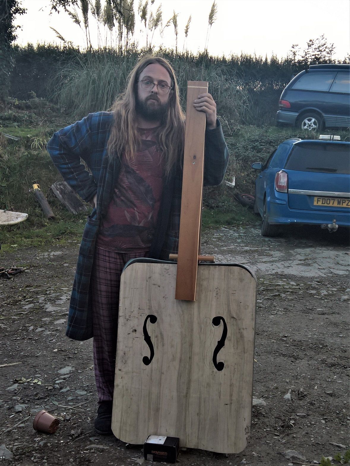 3-string Wheelbarrow Upright Bass : 12 Steps (with Pictures ...