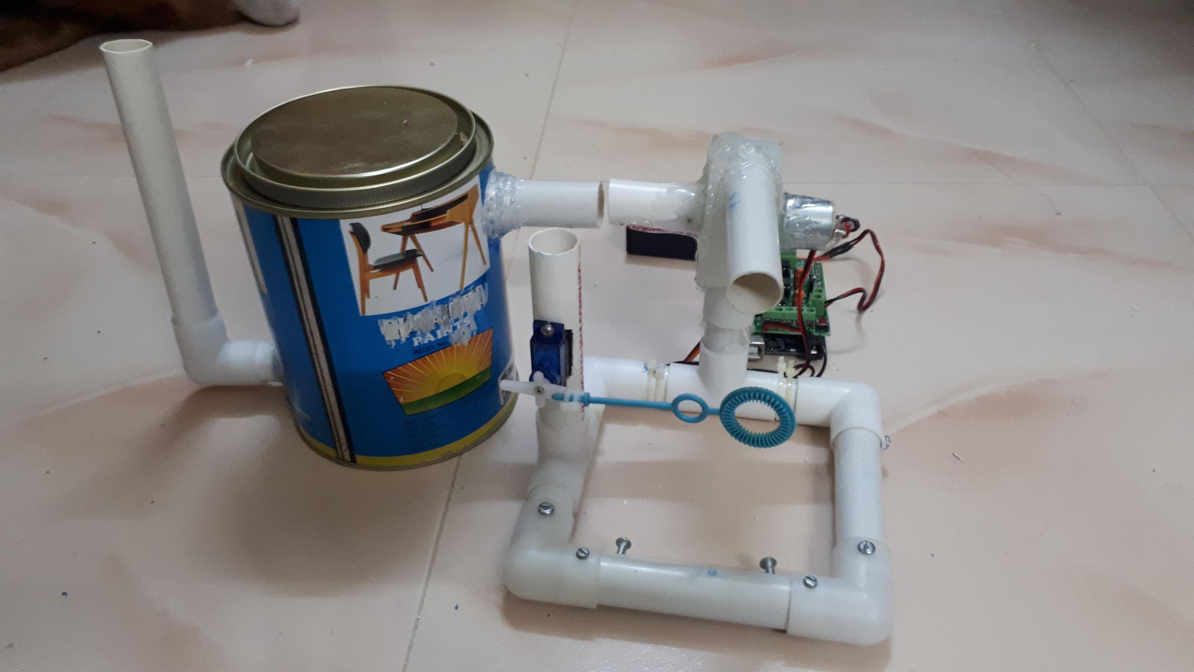 Color Smoke Bubble Machine (For Kids Safe Incense Smoke) : 22 Steps ...