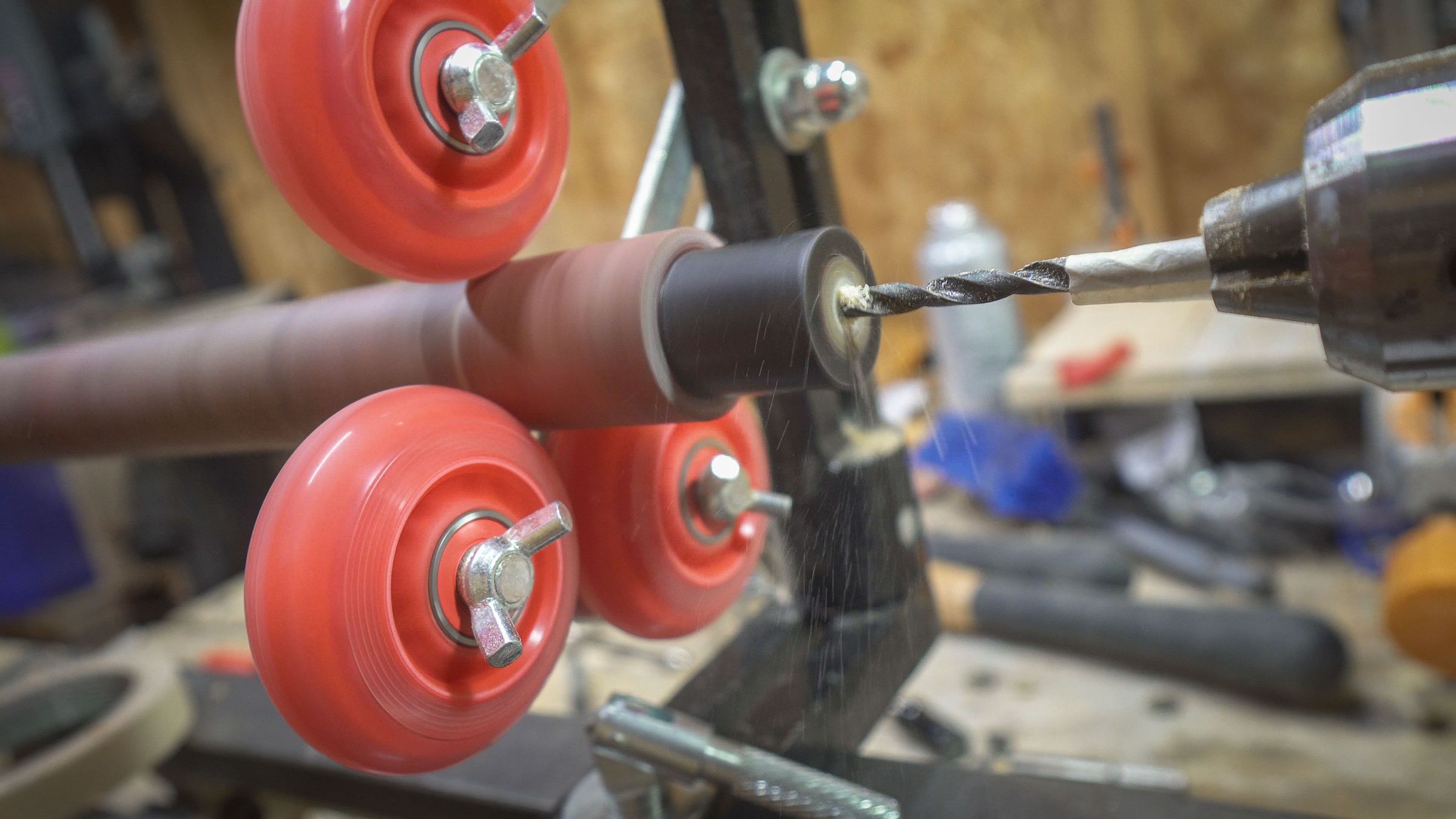 How to Make a Custom Hybrid Epoxy Pool Cue Using a Wood Lathe : 19 ...