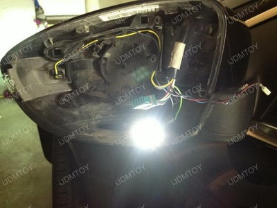 How to Install LED Under Side Mirror Puddle Lights : 5 Steps ...