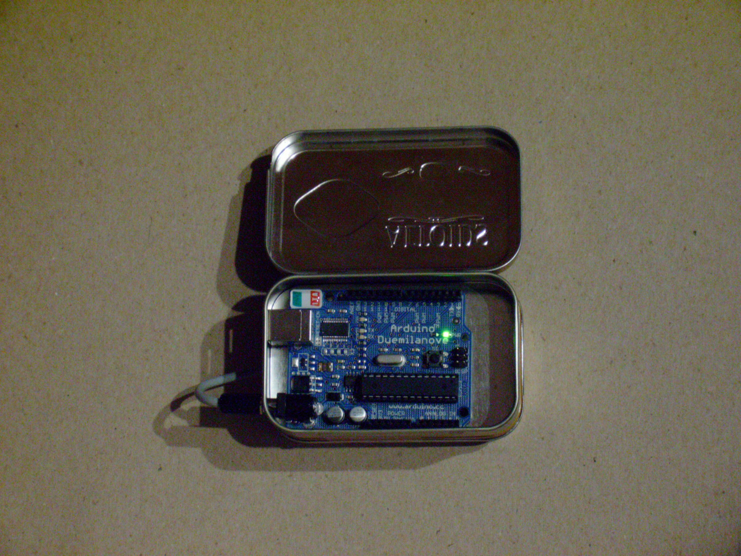 Arduino and Battery Pack in Altoids Tins : 17 Steps - Instructables