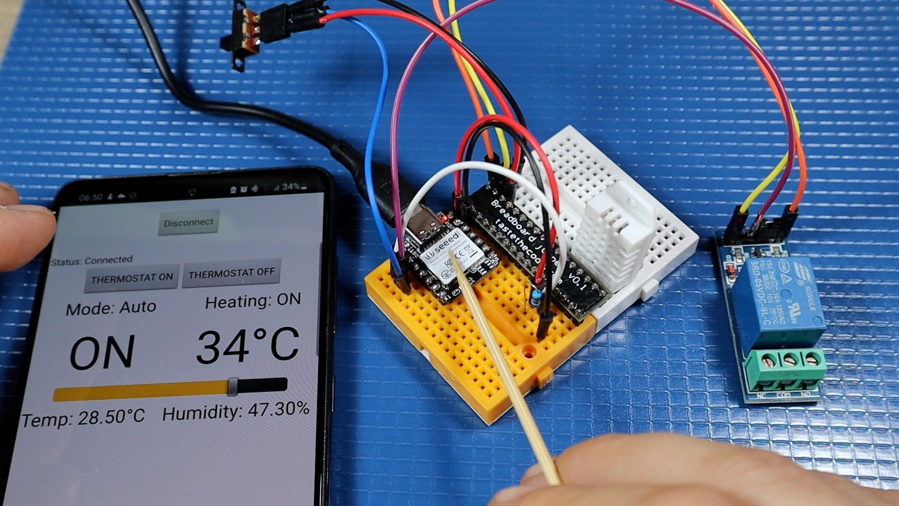 Arduino Ble Thermostat With Mobile App 6 Steps With Pictures