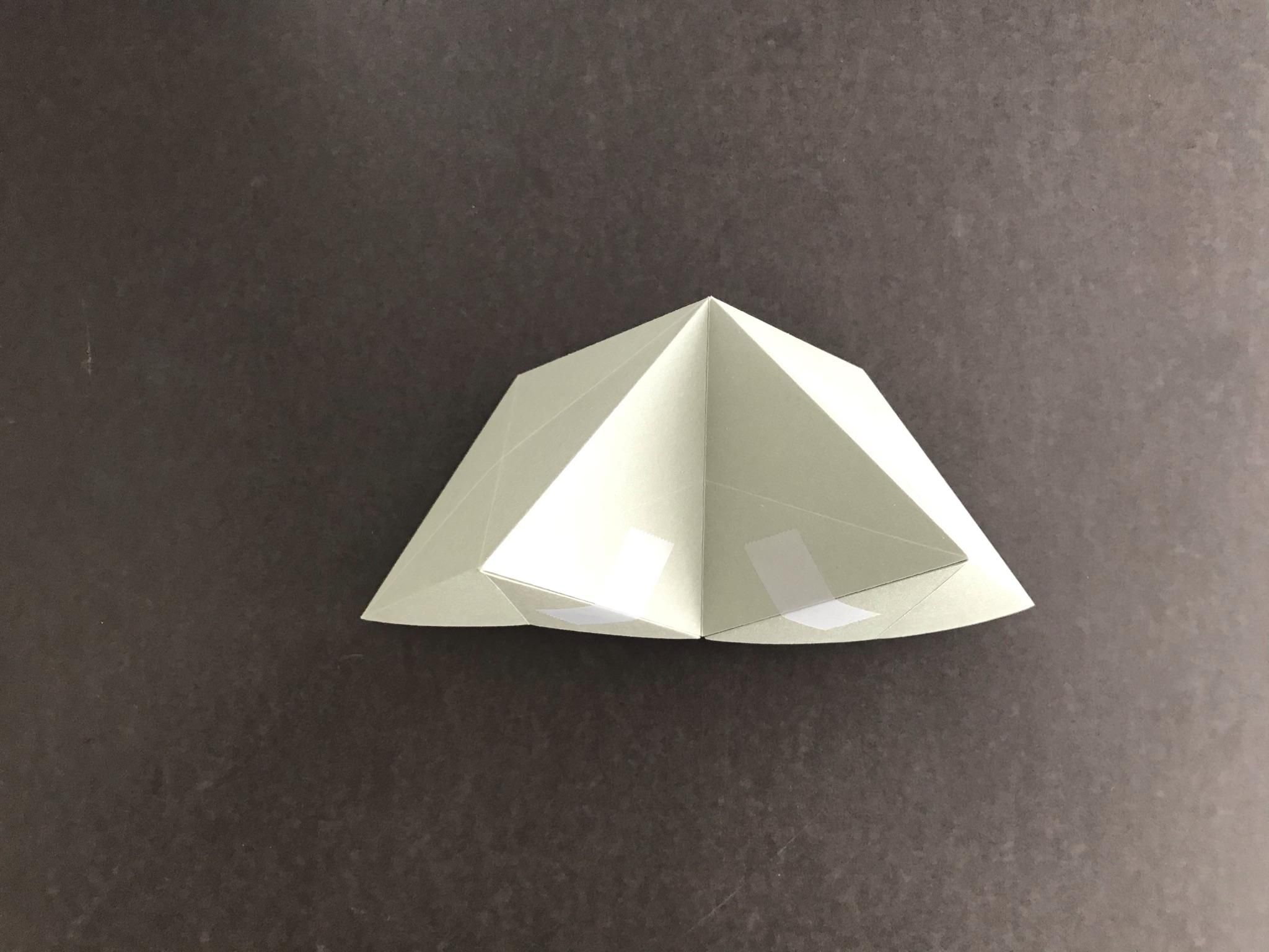 DIN A4 Double Rhombic Pyramid (with Integrated Hinge) : 3 Steps (with ...