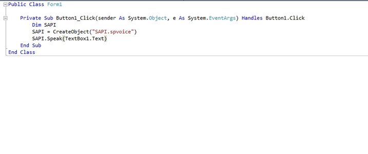 Text to Speech in VB.NET : 4 Steps - Instructables