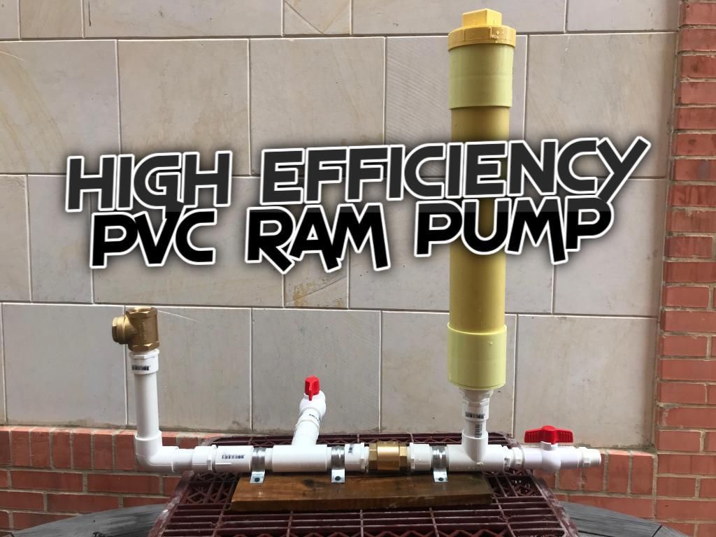 High Efficiency PVC Ram Pump - Instructables