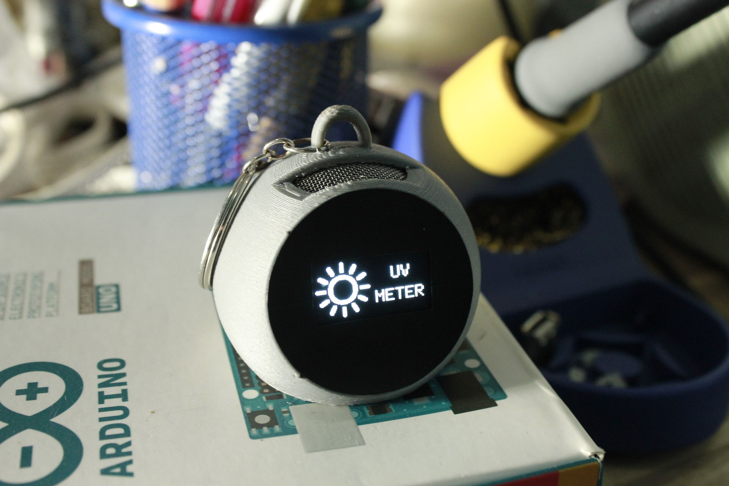 UV Meter & Breathalyzer Keychain - 3D Printed - IoT Blynk : 28 Steps ...