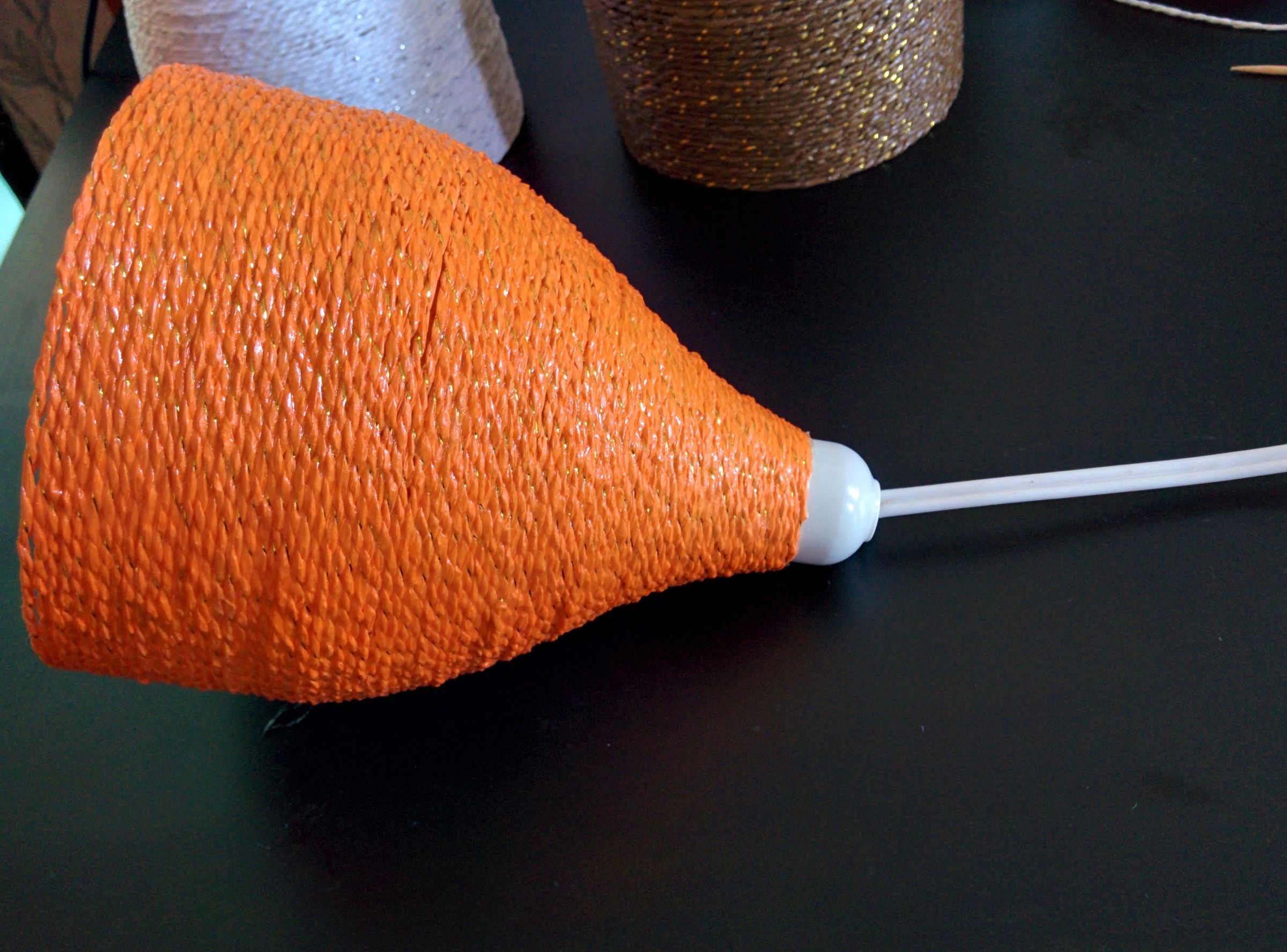 Designer Paper Yarn Lamp : 6 Steps (with Pictures) - Instructables