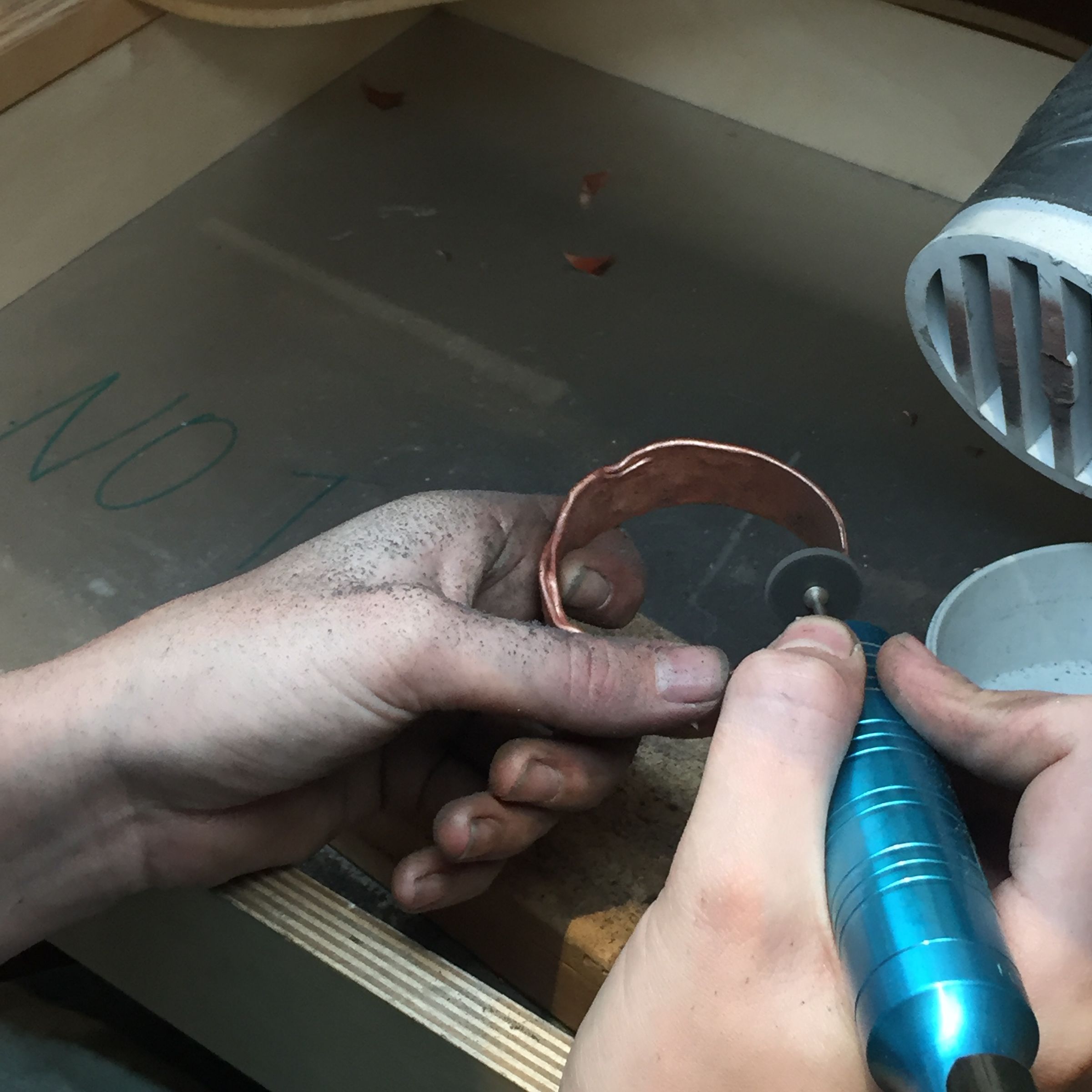 Forged Repurposed Copper Pipe Cuff : 6 Steps (with Pictures ...