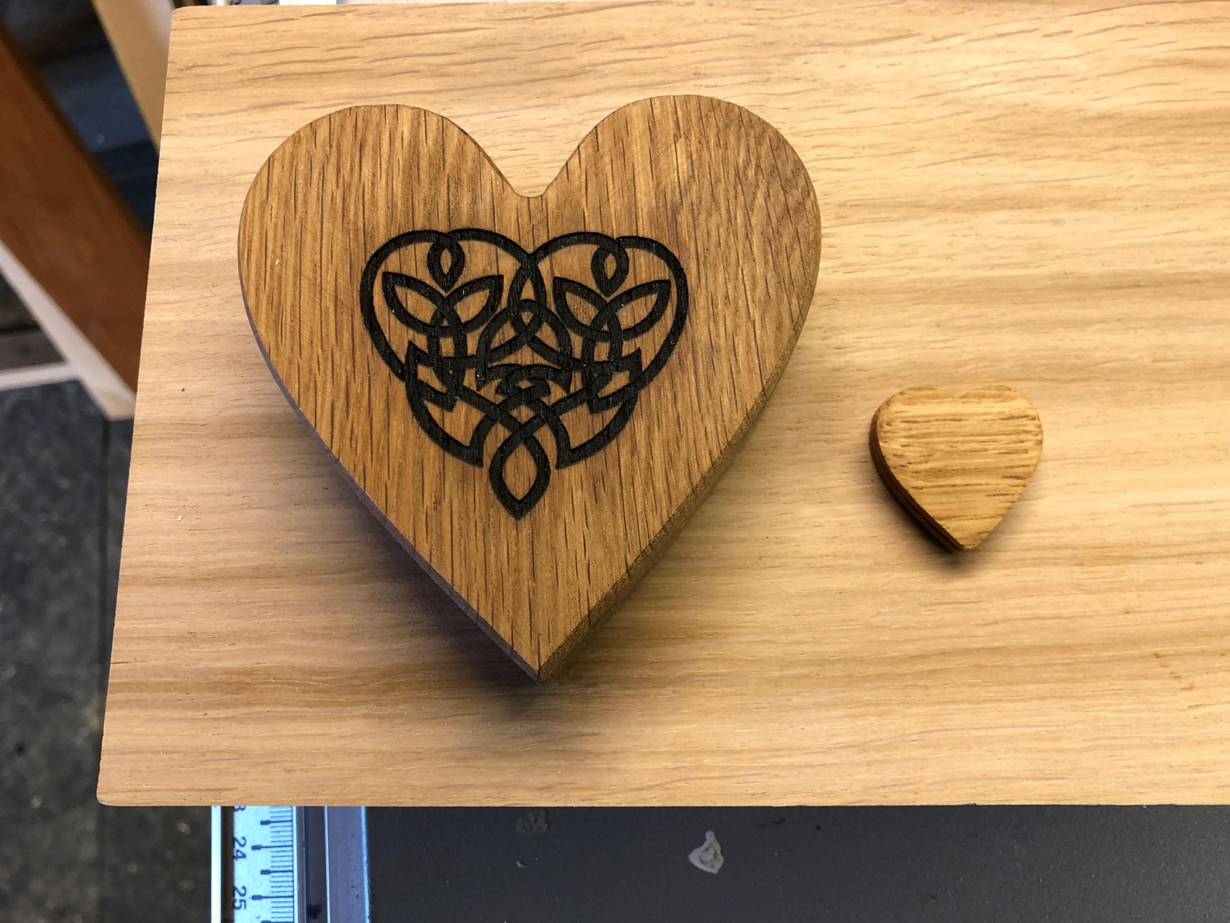 Heart Shaped Box Big Vs Small Vetric Cut2D : 5 Steps (with Pictures ...