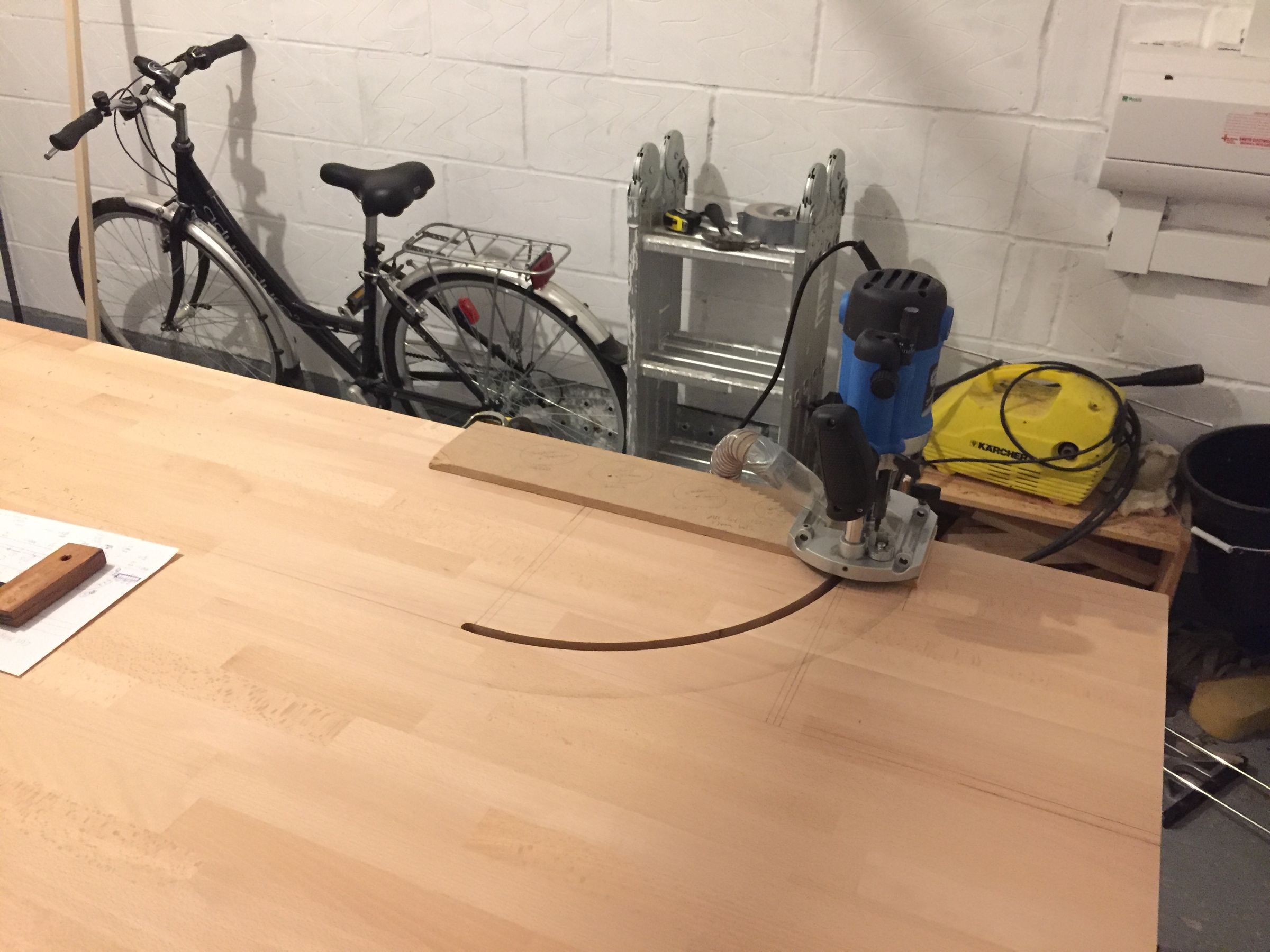 How I Built My Dream Corner Desk - Solid Beech Twin Desk : 8 Steps ...