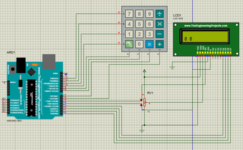 To Make a Virtual Calculator Using Proteus Software : 5 Steps - Instructables