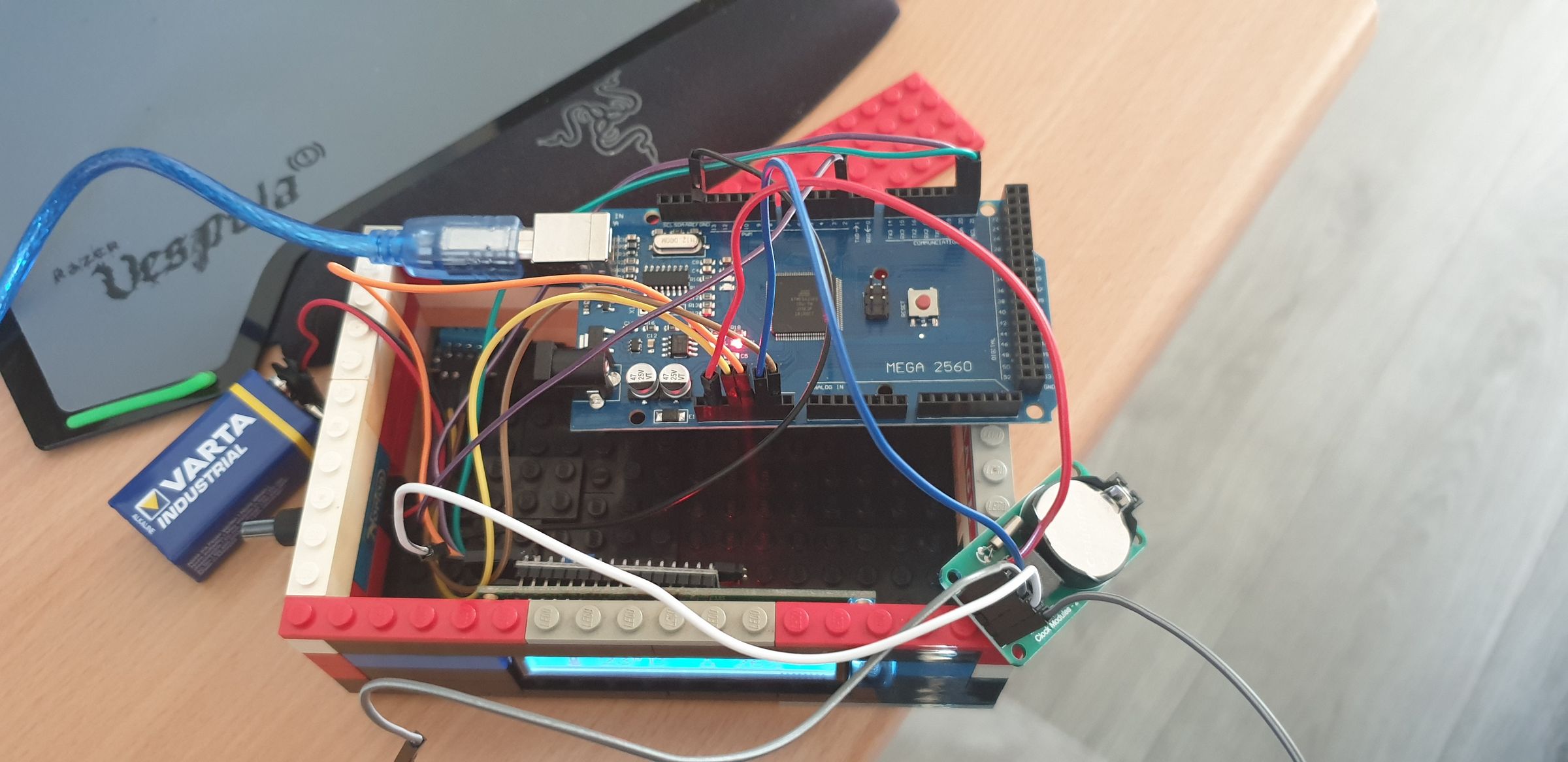 Clock With Thermometer Using Arduino, I2c 16x2 Lcd, DS1307 RTC and ...