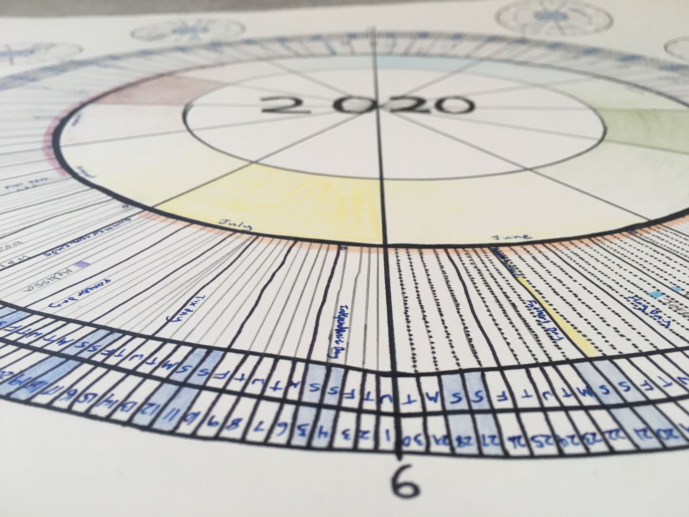 Clock-shaped Calendar : 3 Steps (with Pictures) - Instructables