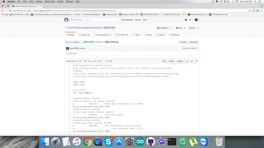 3-Axis Accelerometer, ADXL345 With Raspberry Pi Using Python : 6 Steps ...