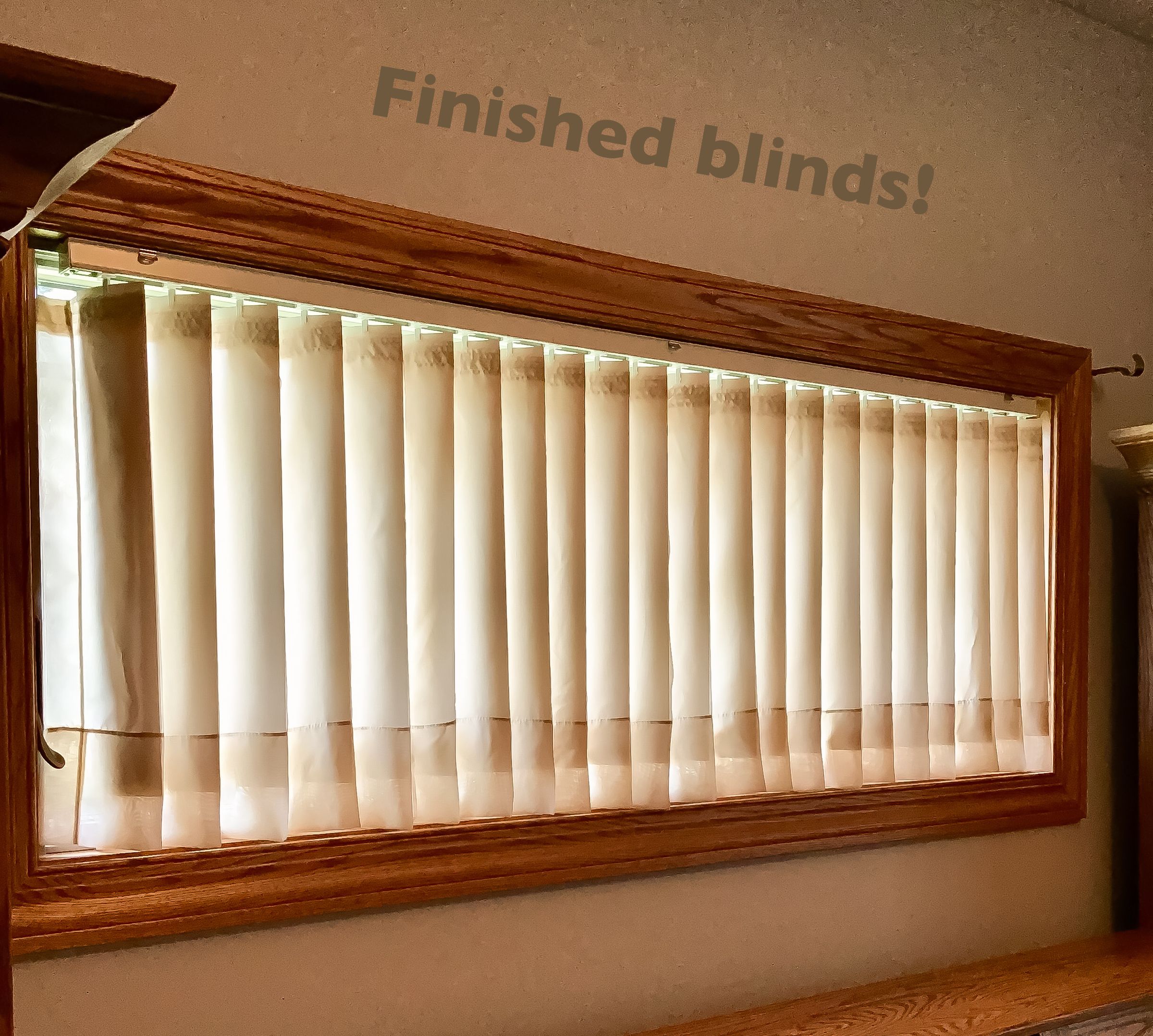 Sheer Fabric Covered Vertical Blinds : 7 Steps - Instructables