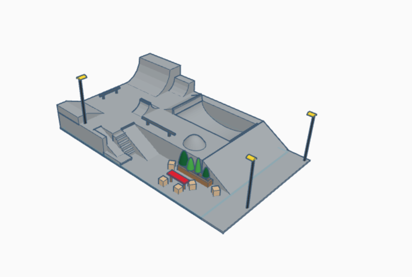 Tinkercad- Skatepark (scene) : 9 Steps - Instructables