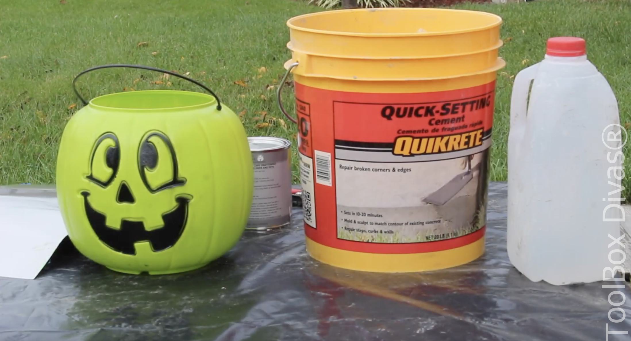 DIY Concrete Halloween Pumpkin Fire Pit : 8 Steps (with Pictures ...