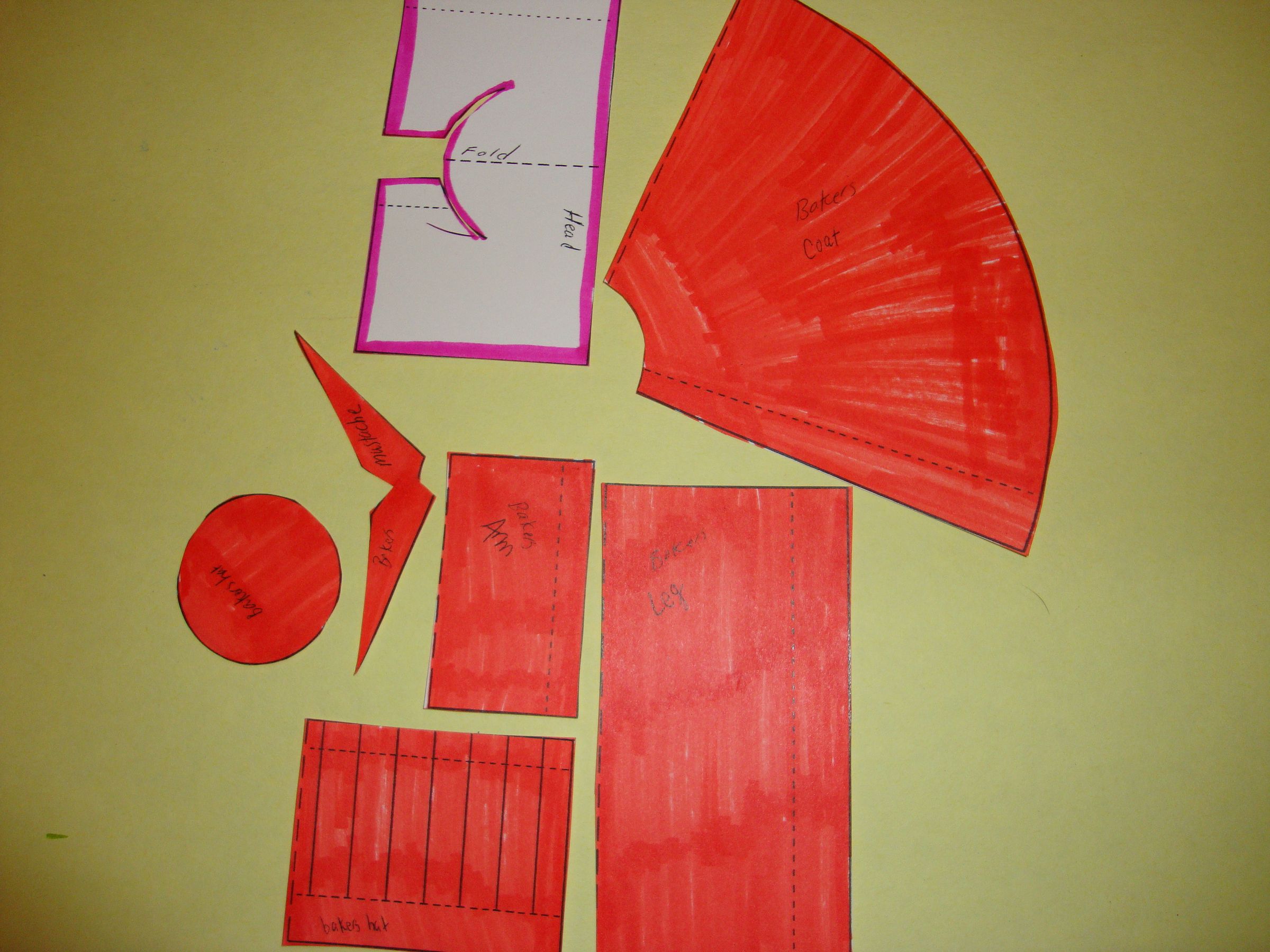 The Muffin Man or Chef Paper Craft (EASY) : 8 Steps (with Pictures ...