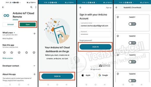 Arduino IoT Cloud ESP32 Alexa Voice Control Smart Home | IoT 2021 : 21 ...