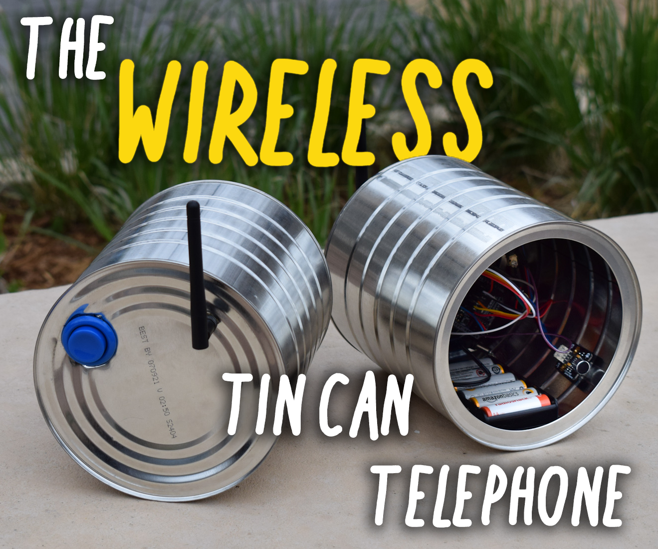 How to Make a Wireless Tin-Can Telephone! (Arduino Walkie Talkie) : 7 ...