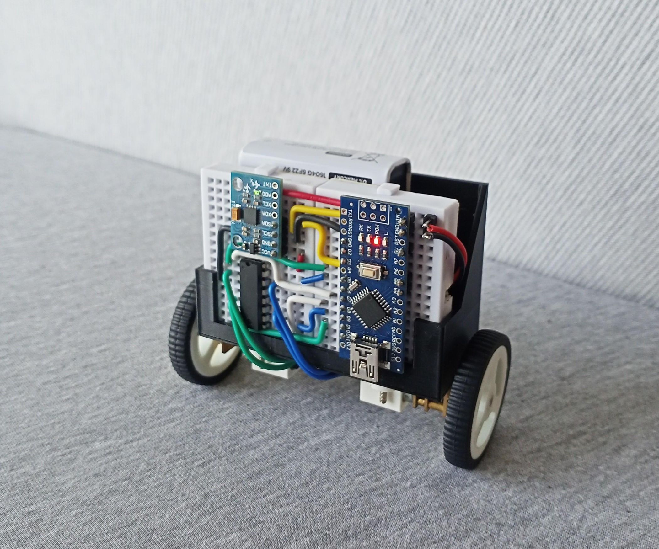 The Breadboarded Self Balancing Robot : 18 Steps (with Pictures ...