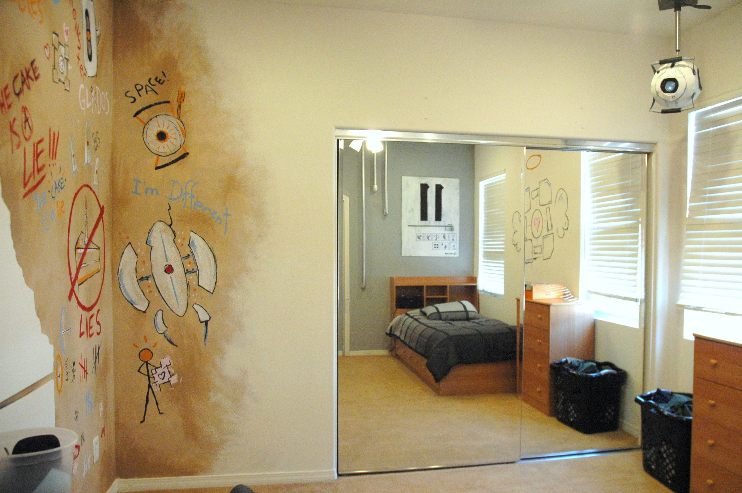 Portal 2 Themed Bedroom (with Pictures) - Instructables