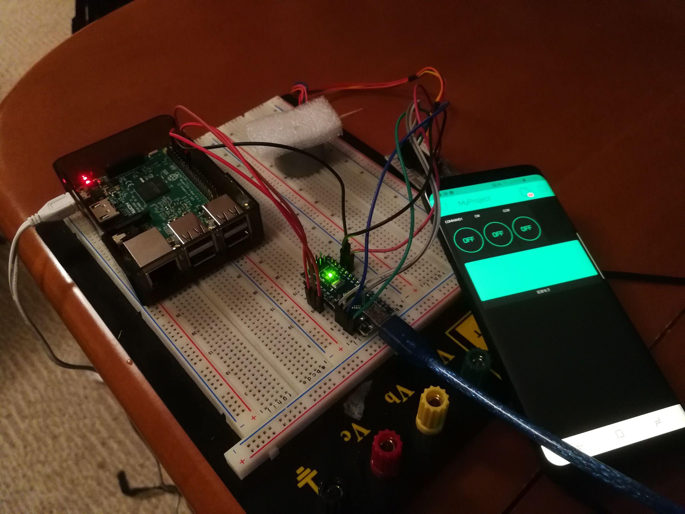 Raspberry PI & Arduino - Blynk Stepper Control : 7 Steps (with Pictures ...