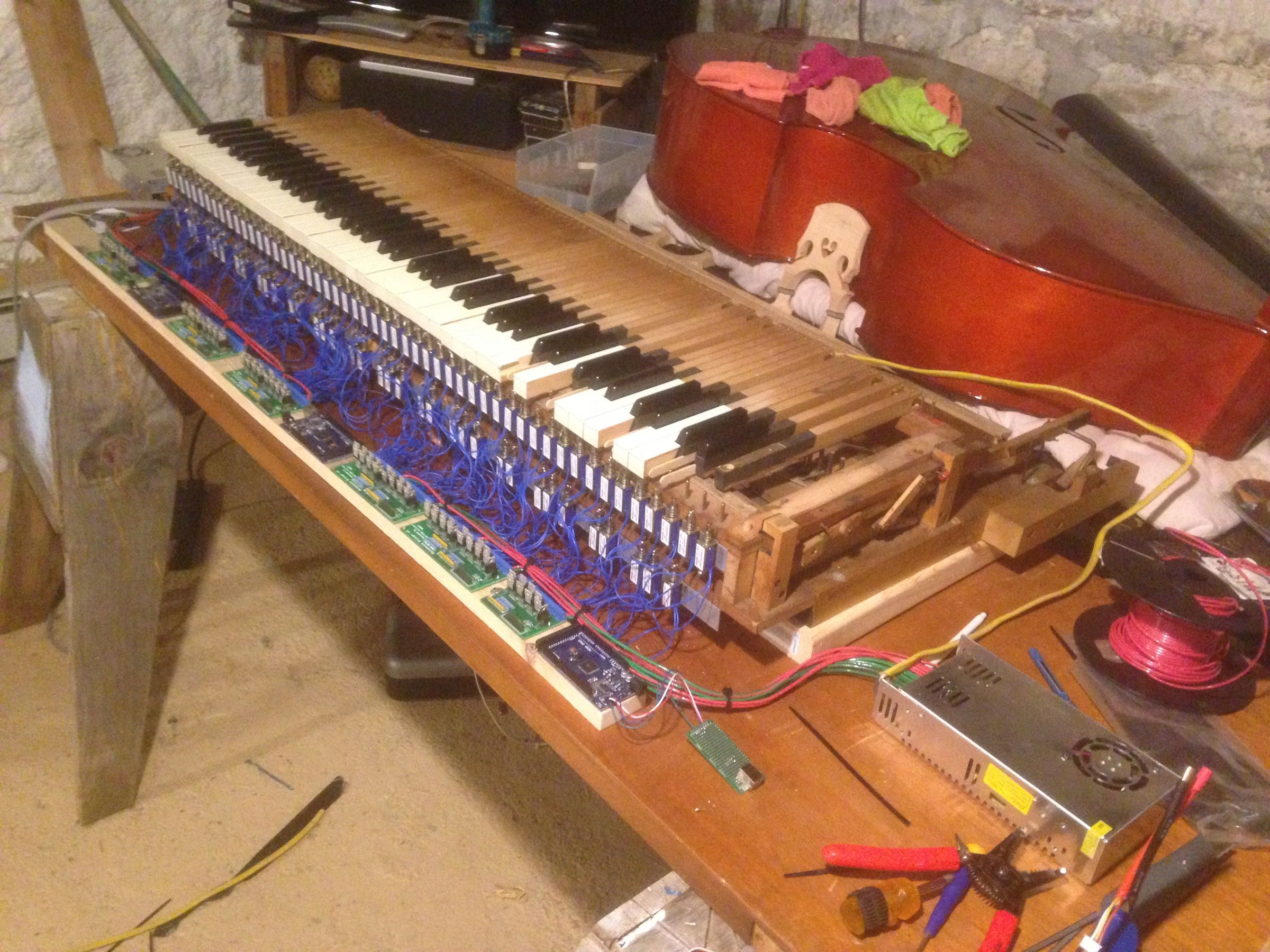 MIDI-Controlled 88 Key Reed Organ With MIDI-Over-Bluetooth : 21 Steps ...
