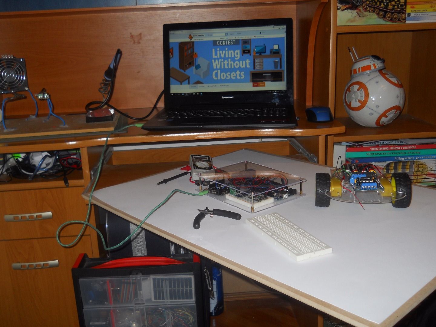 Make a One Desk Electronics Lab (in a Small Place, for Beginners) : 17 ...