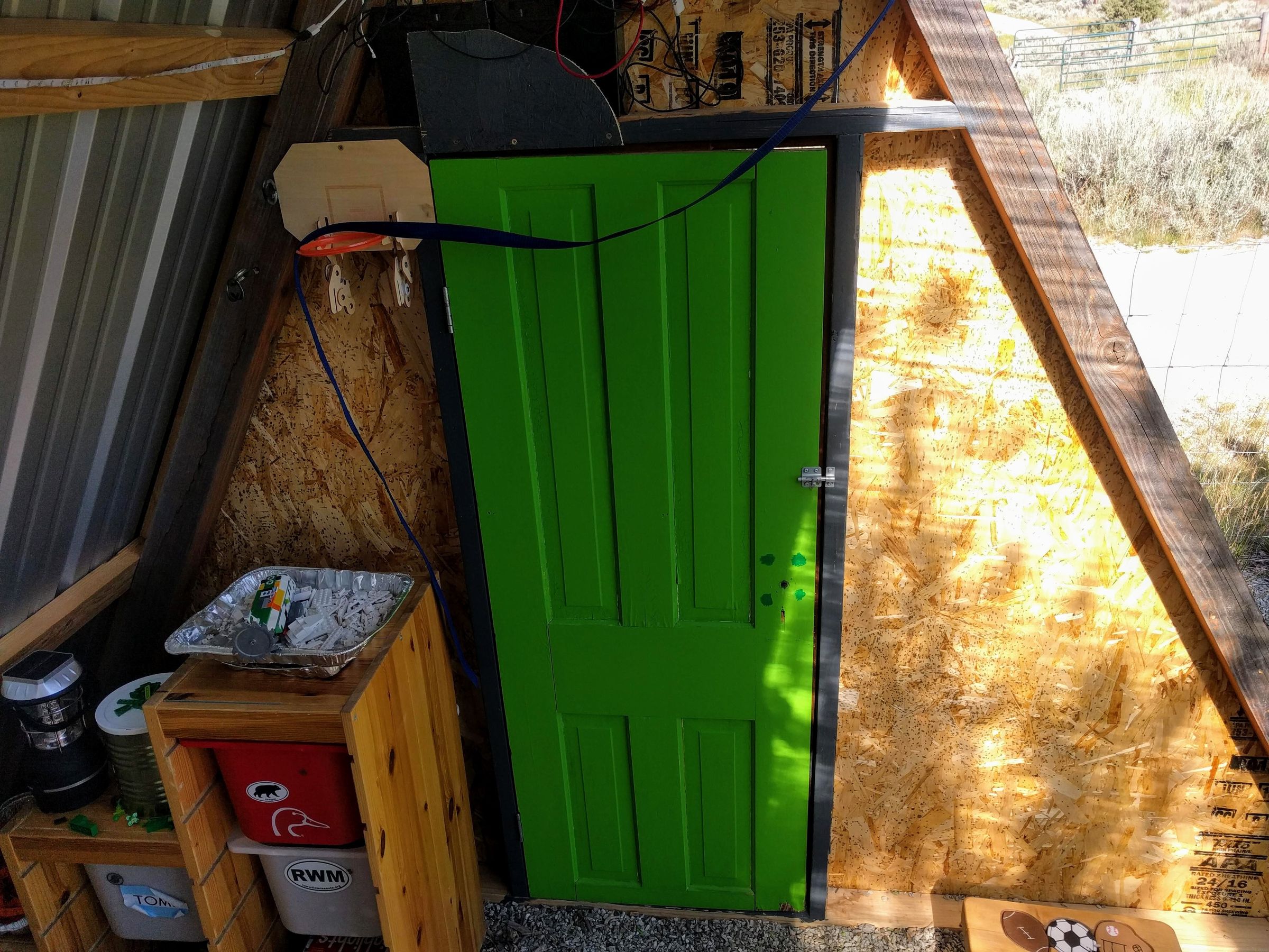 Convertible Backyard A-frame Fort From a Swing Set. : 12 Steps (with ...