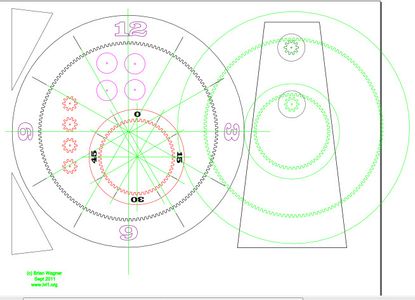 Laser Cut Gear Clock - With ChronoDot! : 8 Steps (with Pictures ...