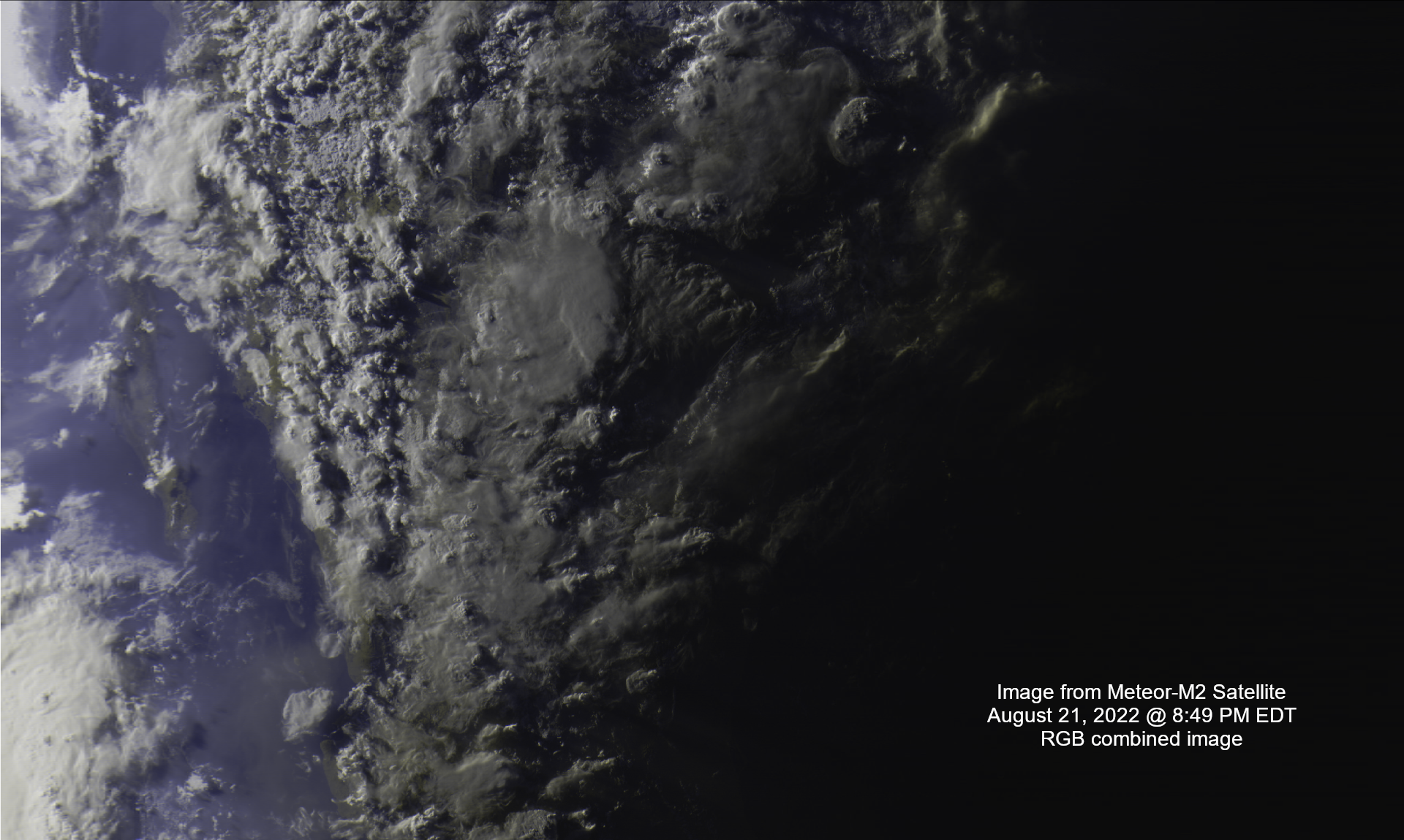 Receiving Images From Passing Weather Satellites (NOAA and METEOR M2 ...