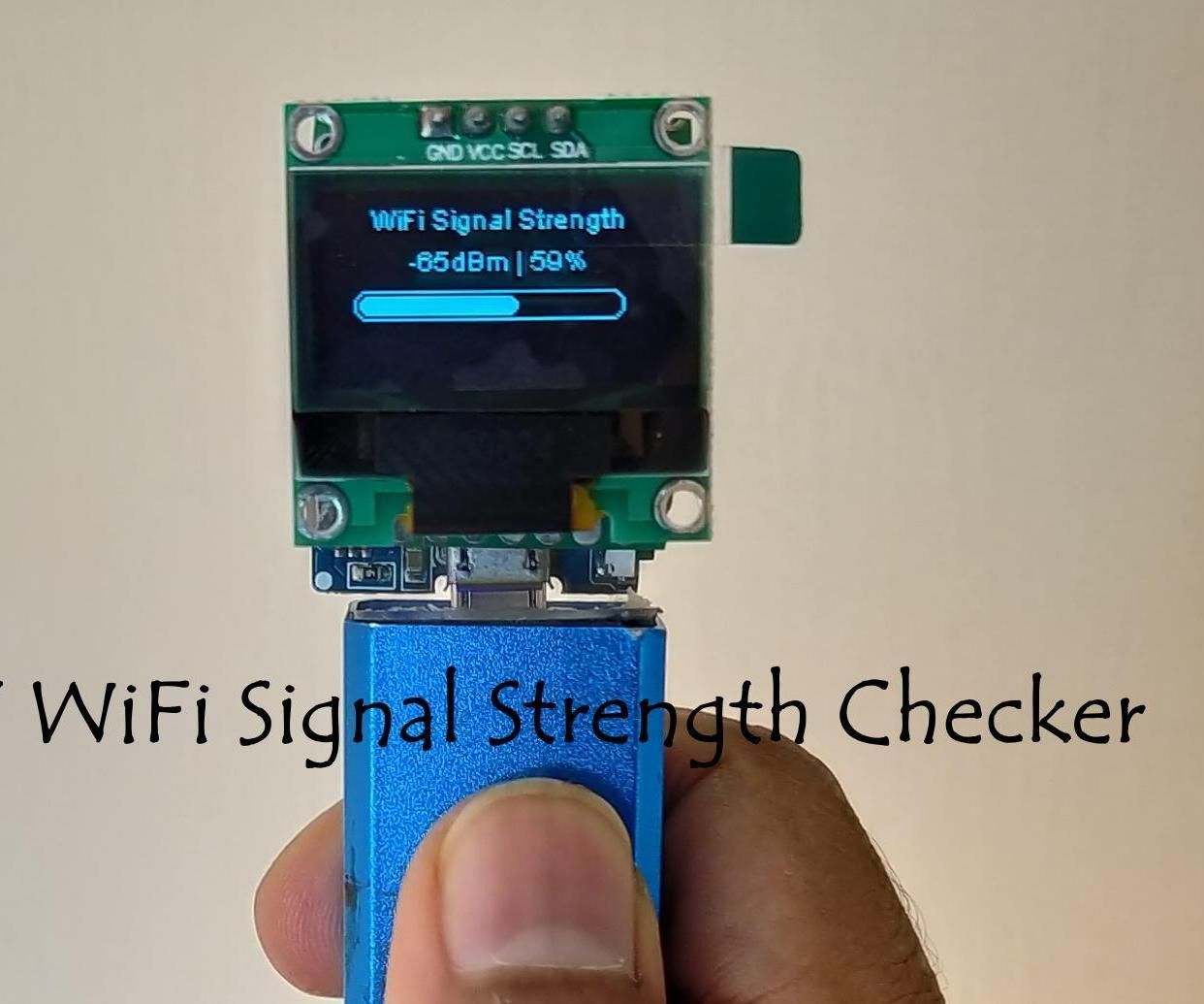 WiFi Signal Strength Scanner Monitor or Checker : 5 Steps - Instructables