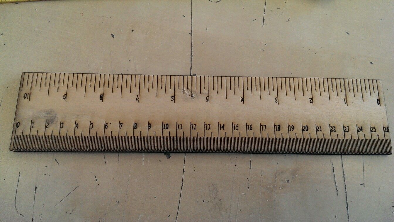 laser cut an accurate ruler DIY Project - Step-by-Step DIY Project ...