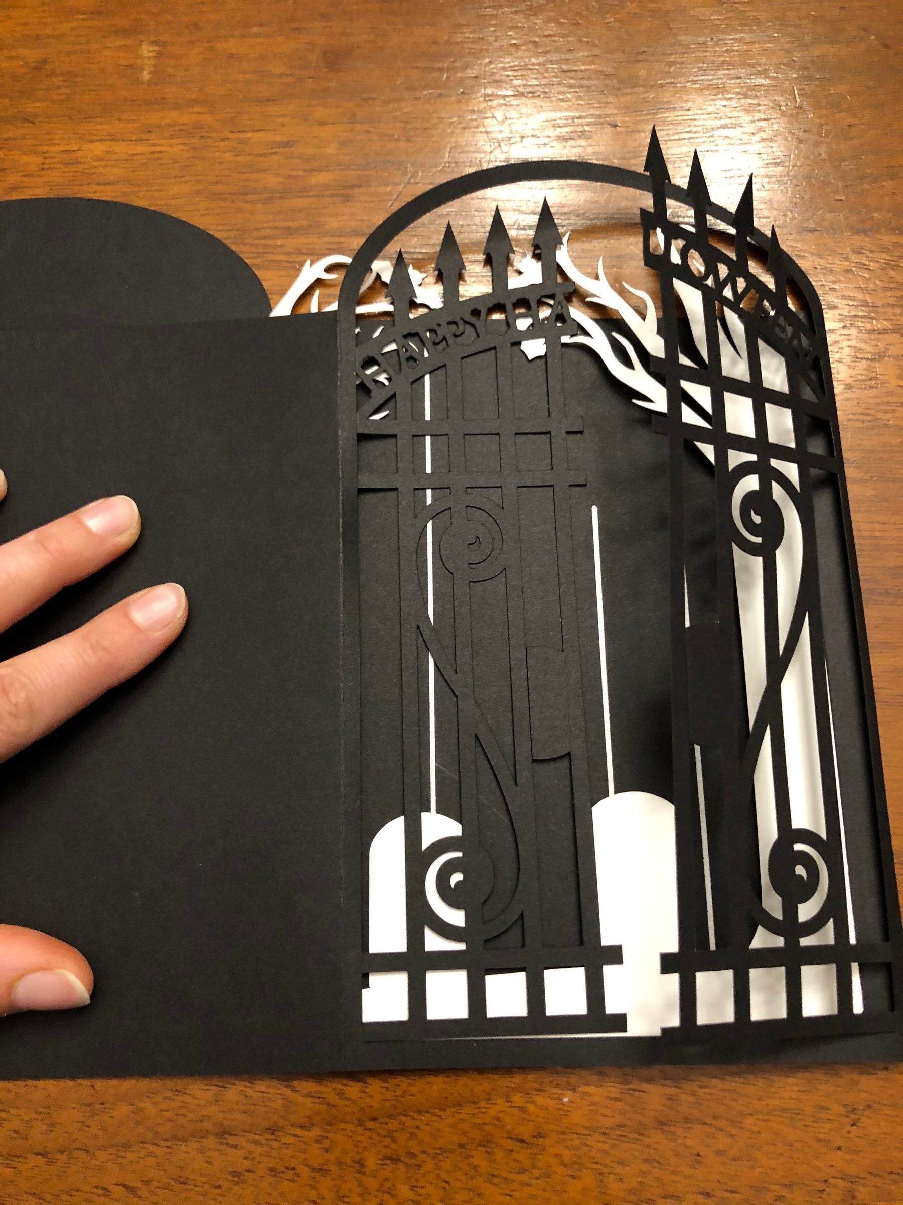 Spooky Cemetery Lightbox Card : 4 Steps (with Pictures) - Instructables