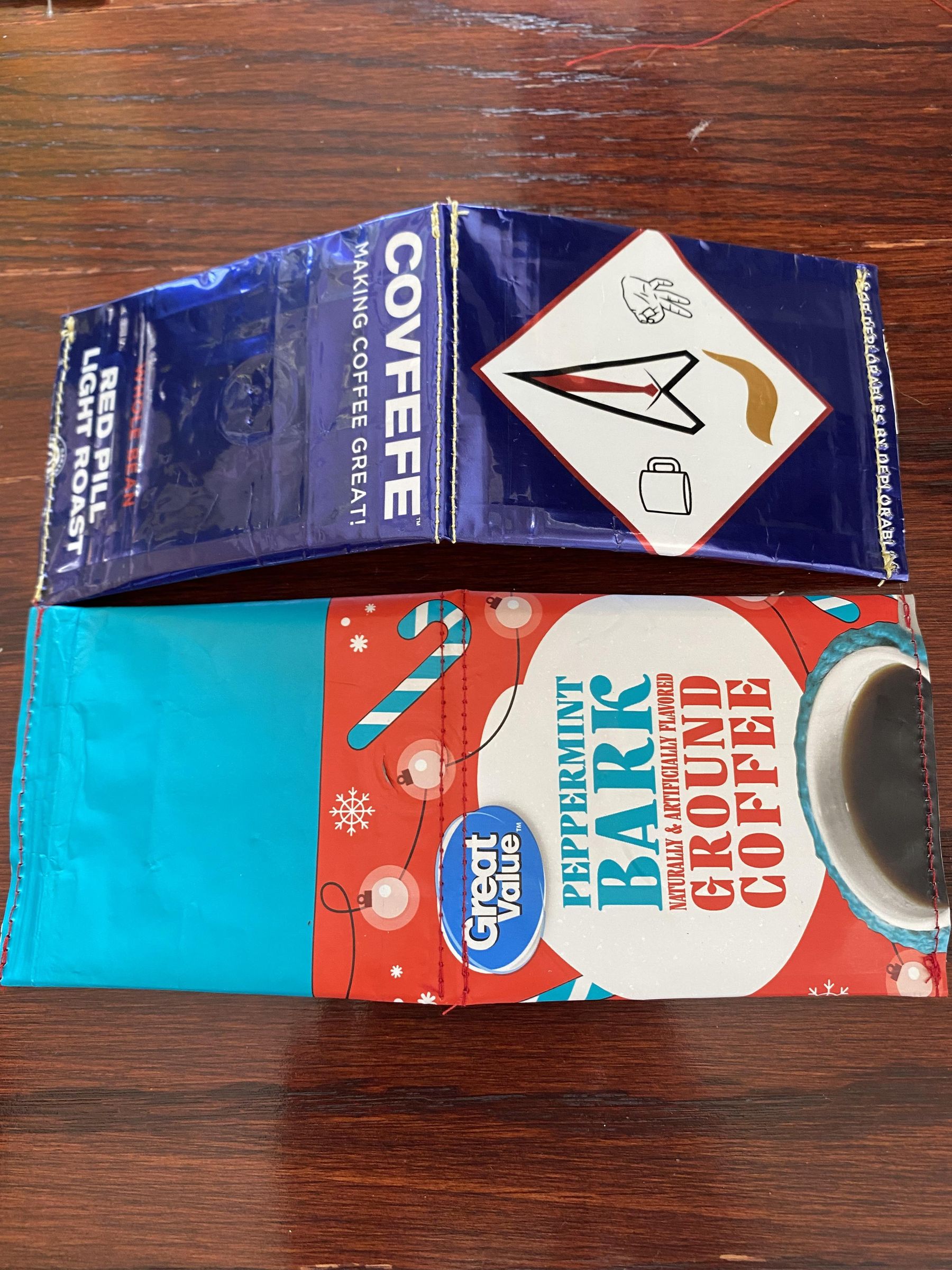 Make a Coffee Bag Wallet & Friends for Free : 10 Steps (with Pictures ...