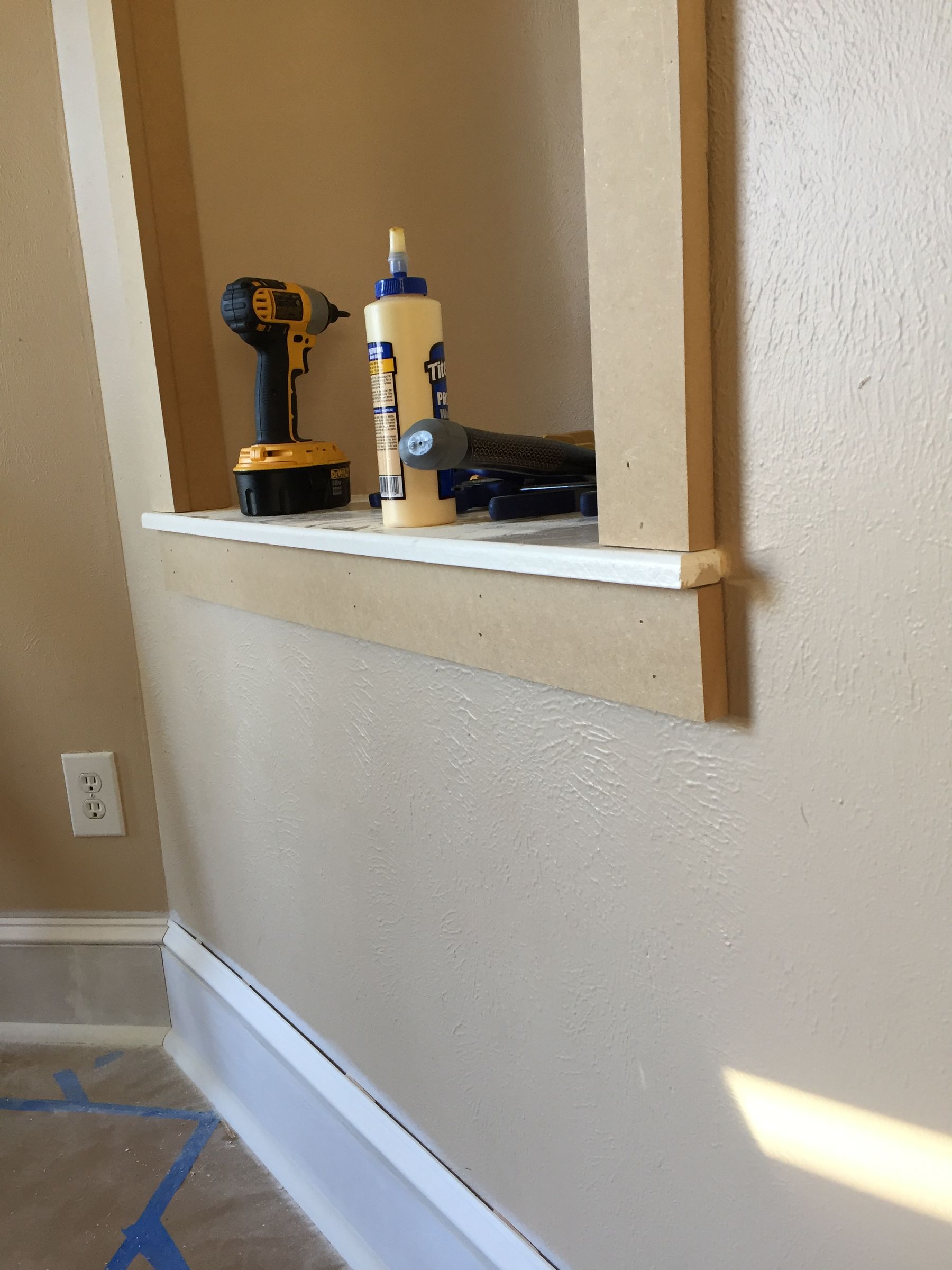 Alcove Update With MDF and Moldings : 10 Steps (with Pictures ...