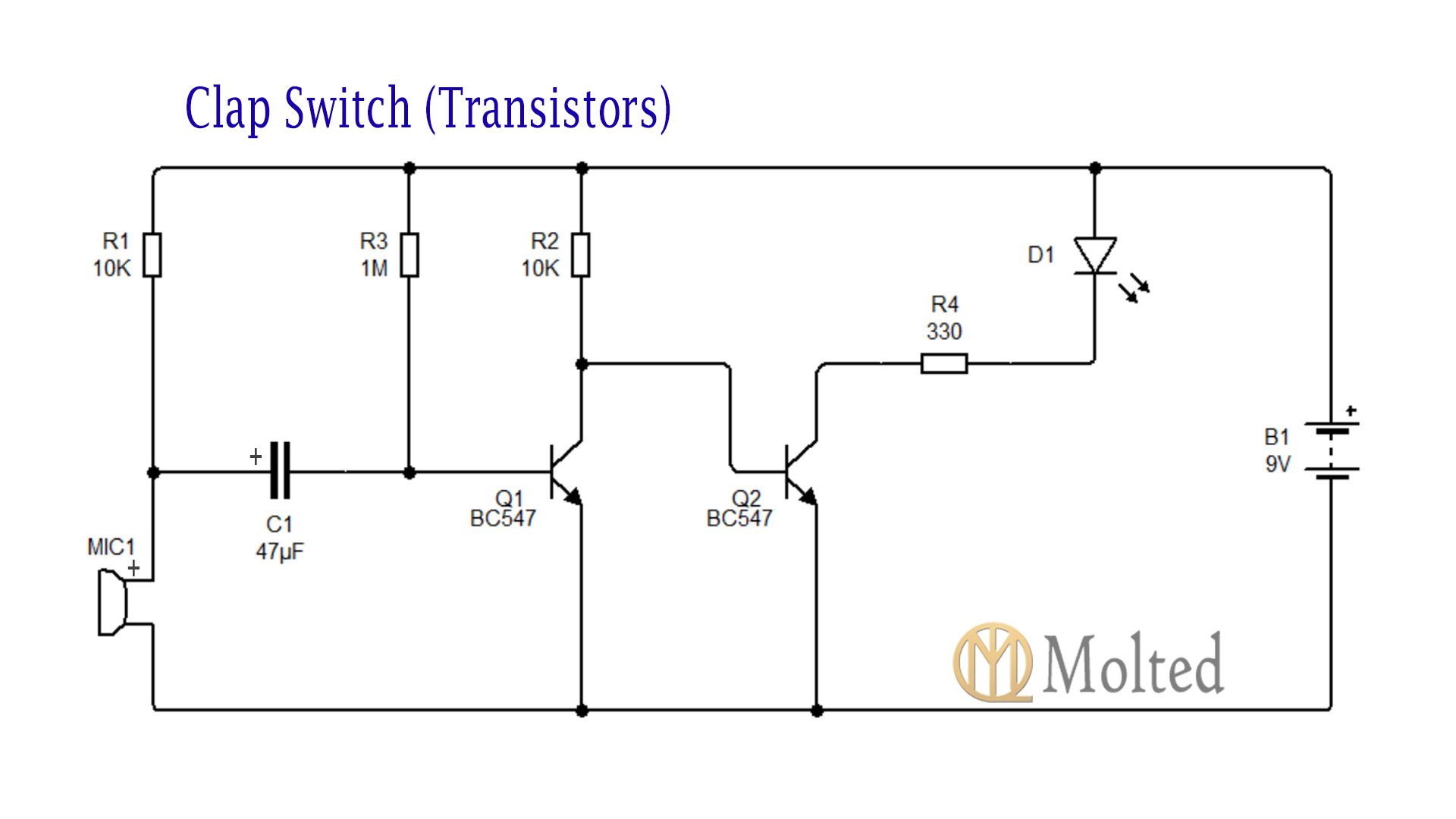 Two Transient Clap Switch Circuits : 3 Steps - Instructables