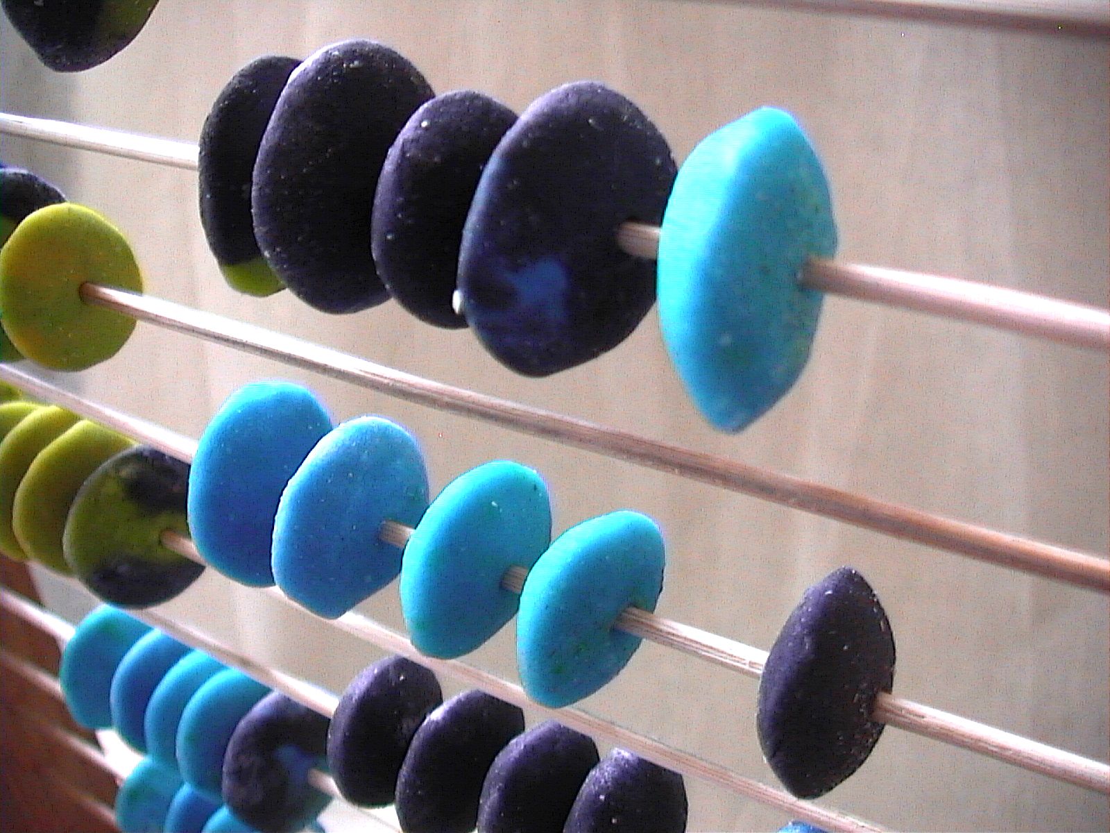 Make Cold Porcelain Clay Beads & Wooden Toy Abacus (Soroban) : 9 Steps ...