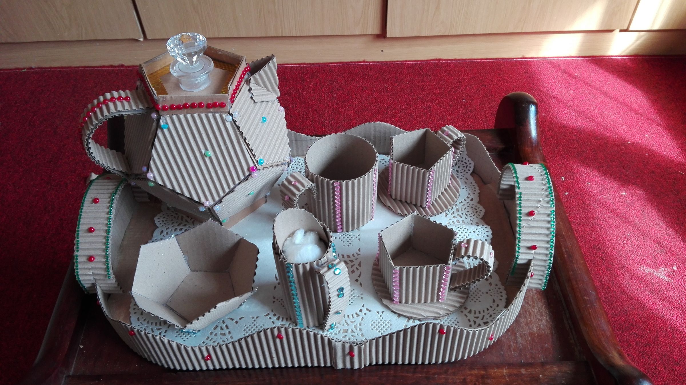 Cardboard Tea Time Tea Set : 11 Steps (with Pictures) - Instructables